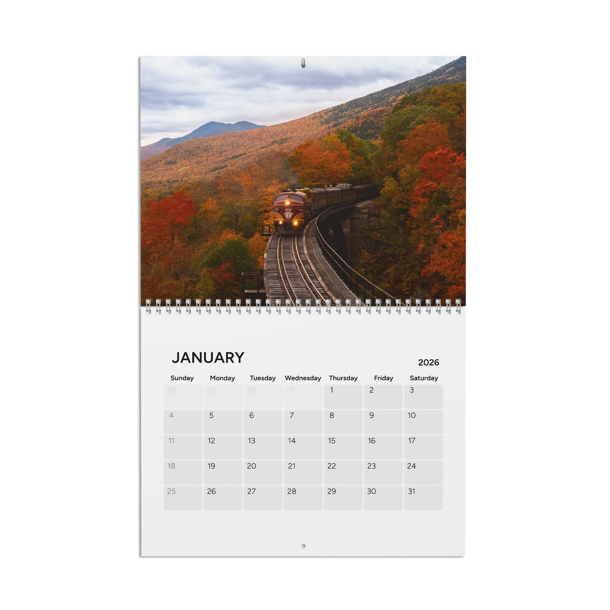 2026 Vintage Train Calendar: Celebrate the Golden Age of Railways with ...